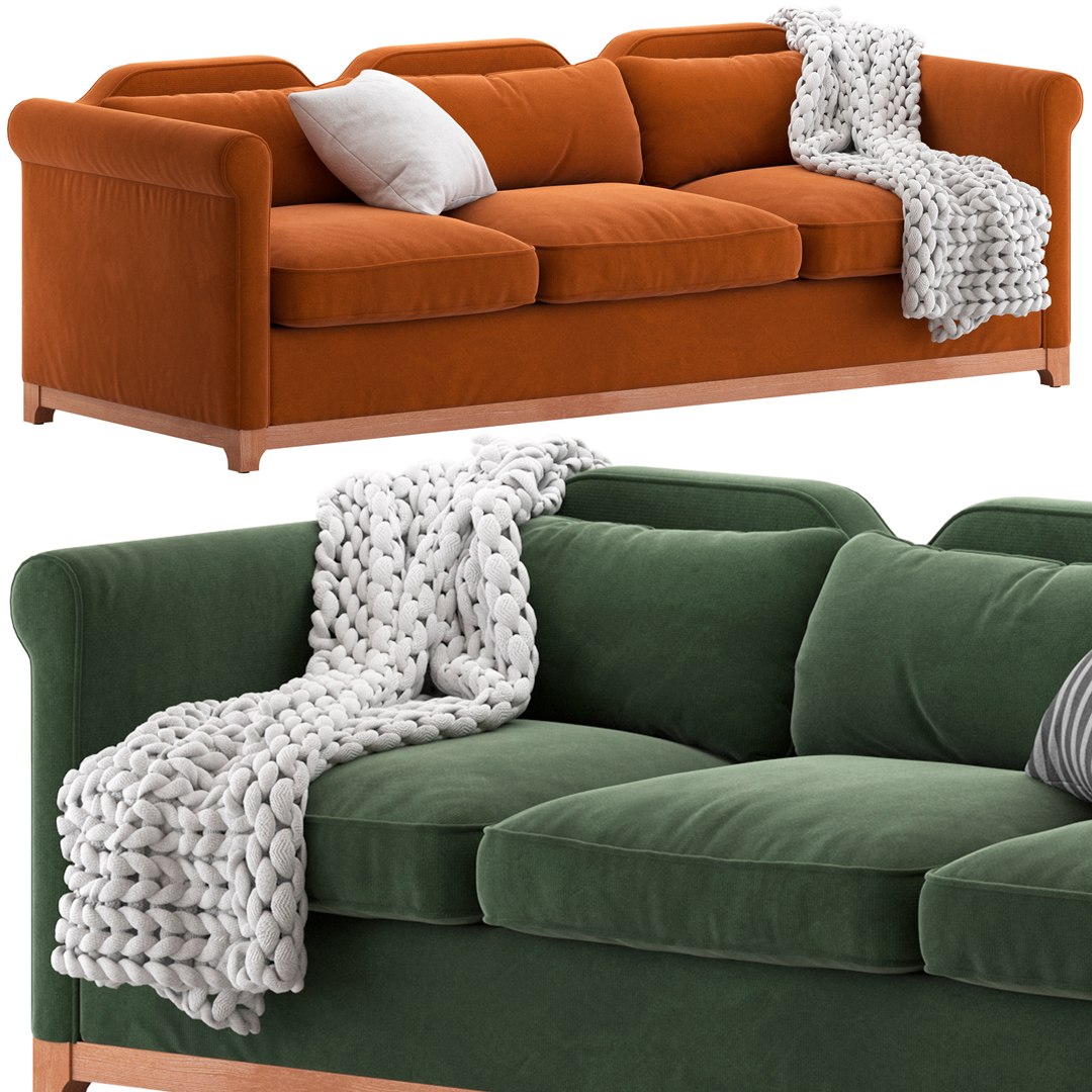 CB2 Kst Sofa 3D model - TurboSquid 2165294