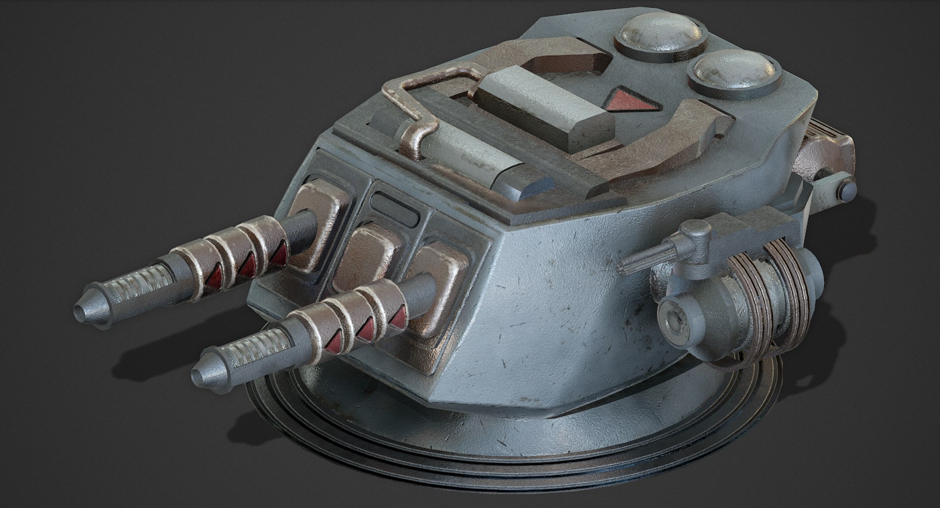 Heavy Laser Cannon 2 3D Model - TurboSquid 1407453