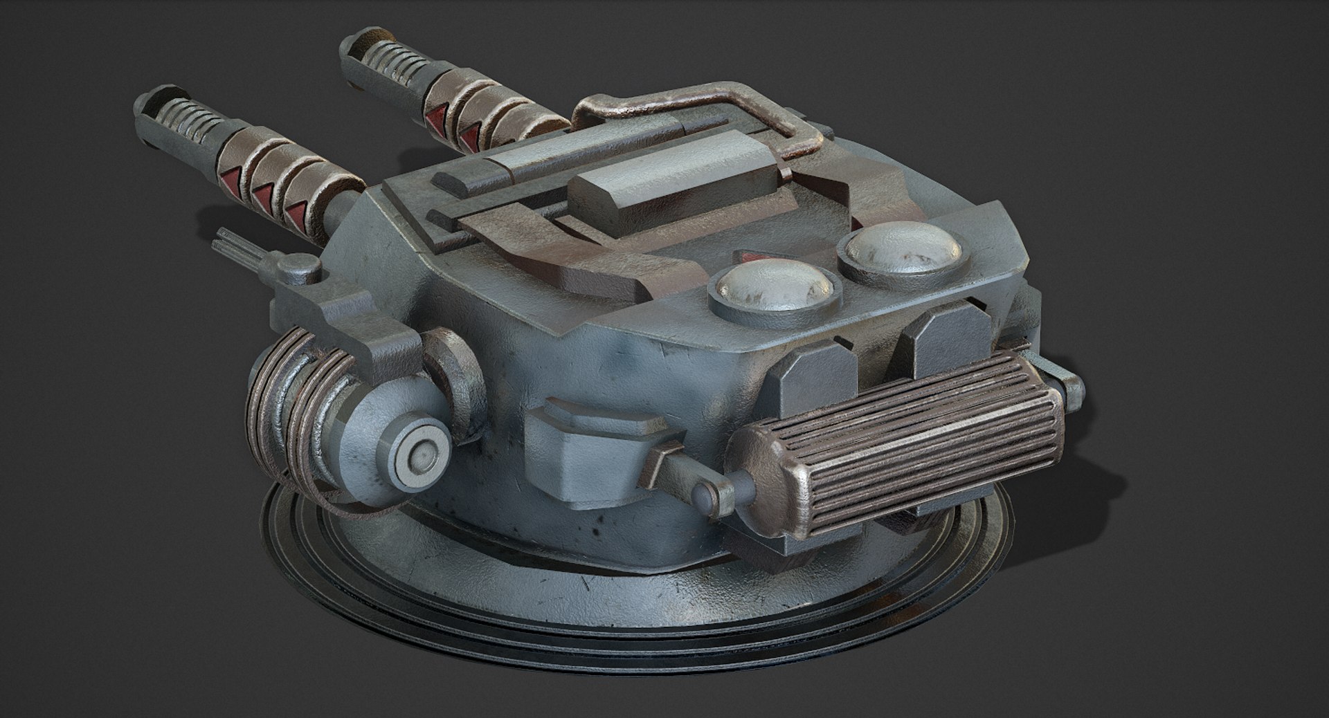 Heavy Laser Cannon 2 3D Model - TurboSquid 1407453