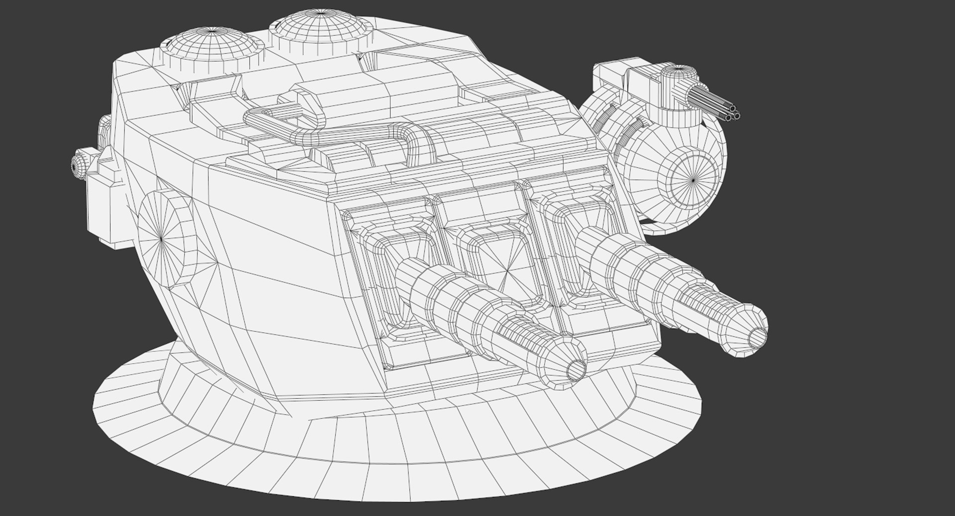 Heavy Laser Cannon 2 3D Model - TurboSquid 1407453