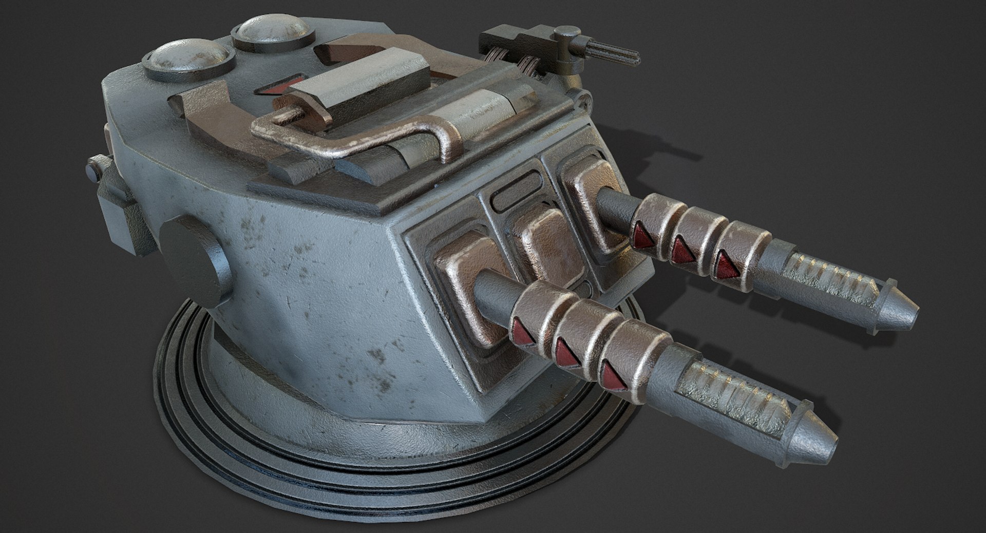 Heavy Laser Cannon 2 3D Model - TurboSquid 1407453
