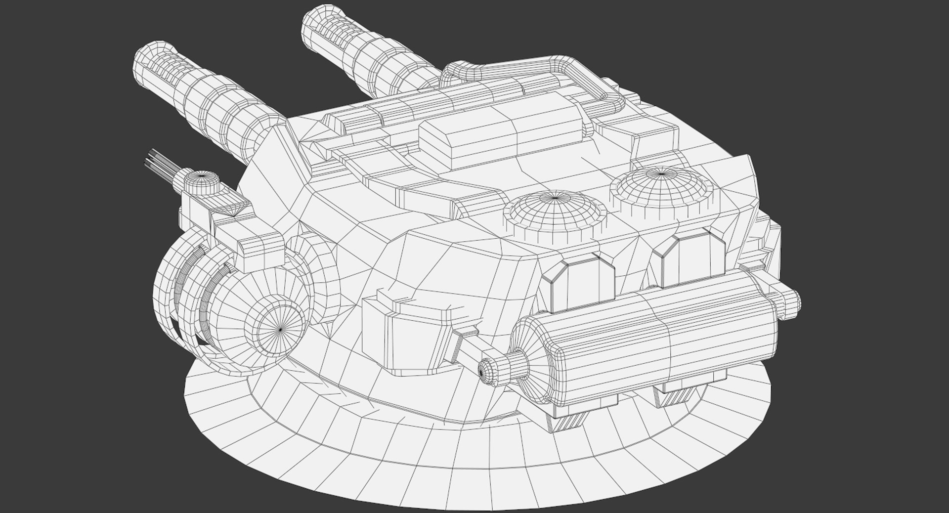 Heavy Laser Cannon 2 3D Model - TurboSquid 1407453