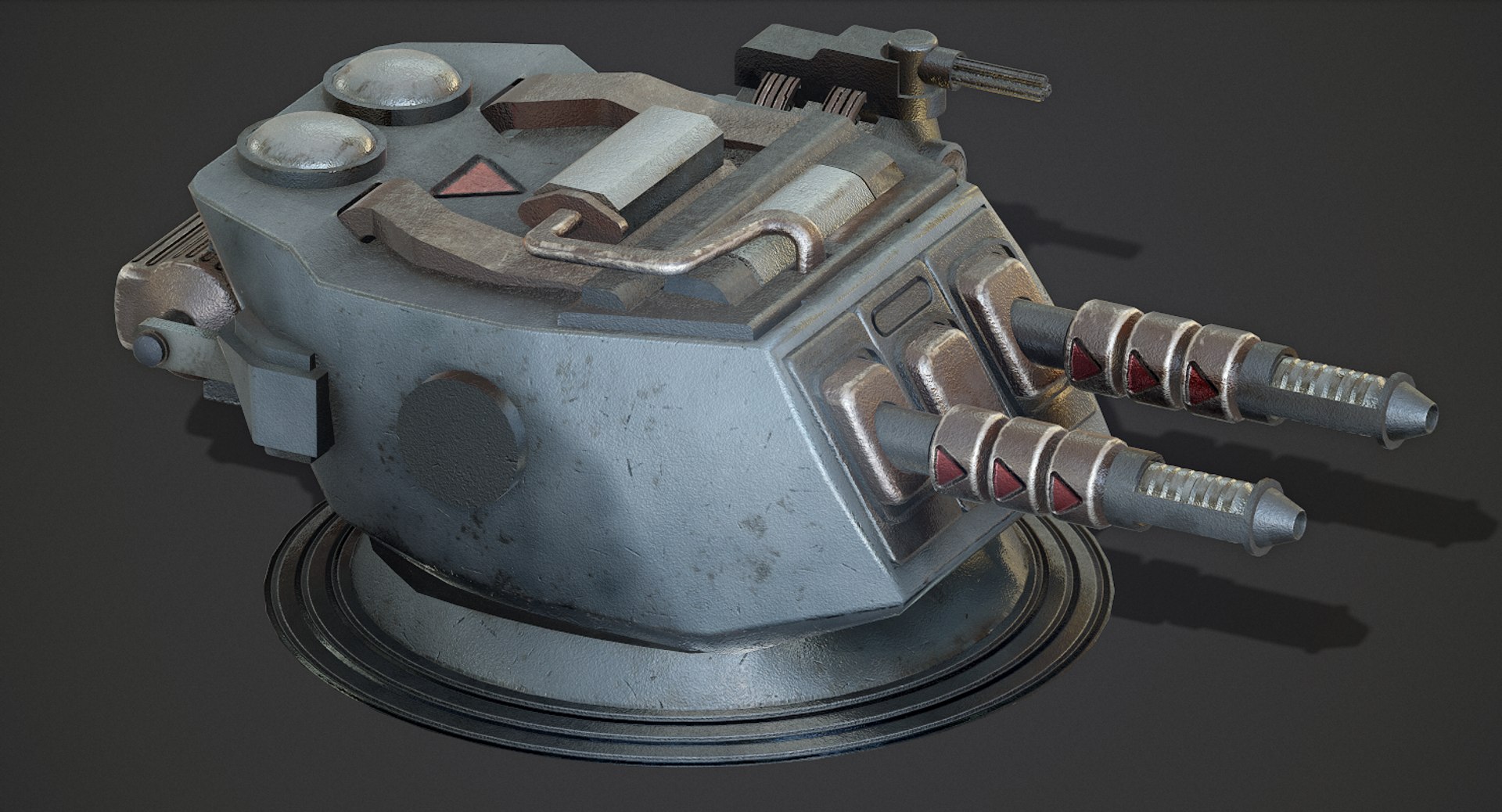 Heavy Laser Cannon 2 3D Model - TurboSquid 1407453