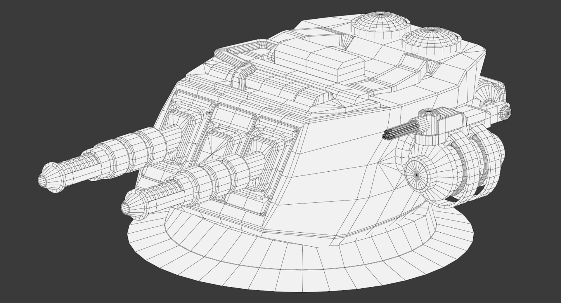 Heavy Laser Cannon 2 3D Model - TurboSquid 1407453