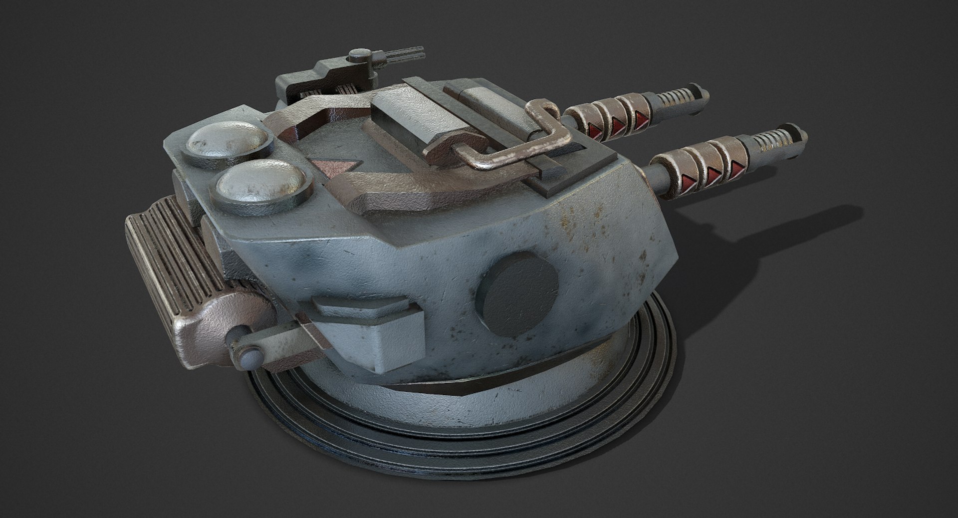 Heavy Laser Cannon 2 3D Model - TurboSquid 1407453