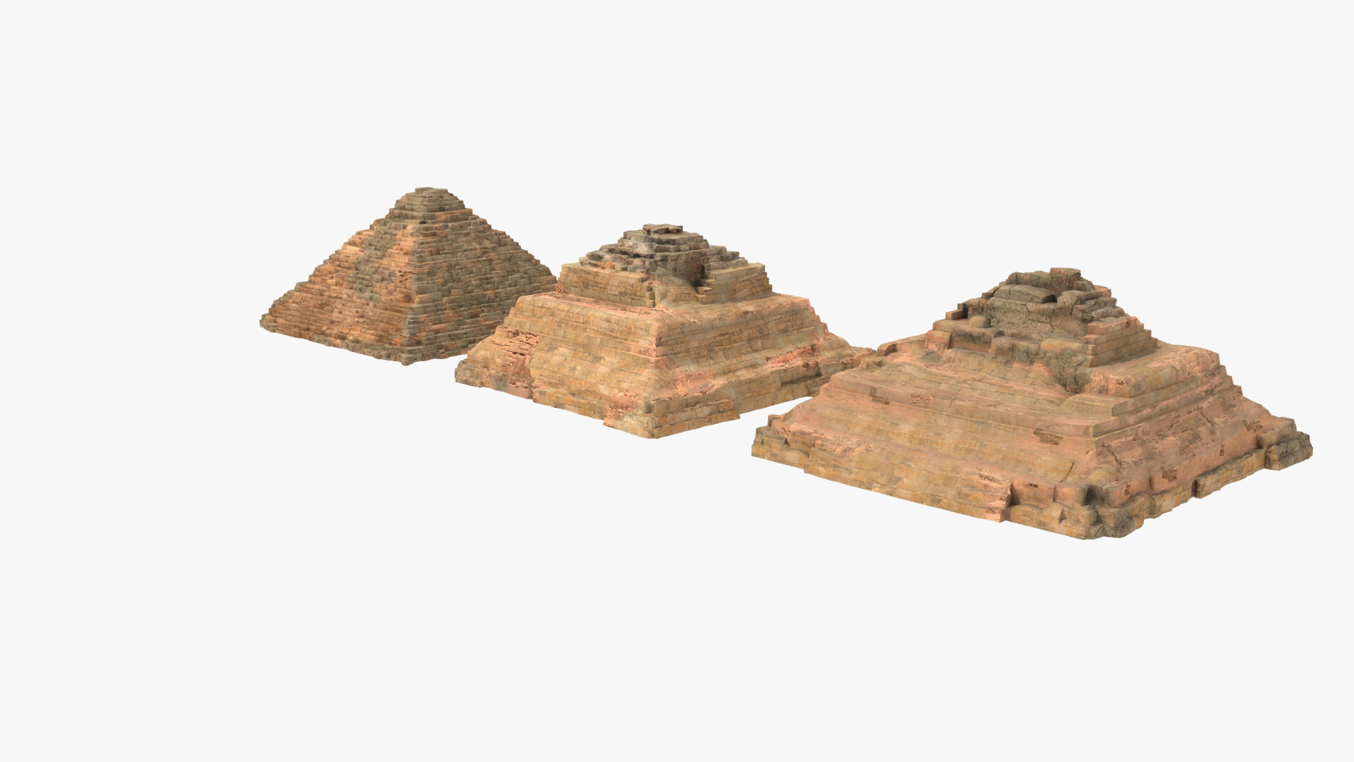 3ds Max Queen Pyramids