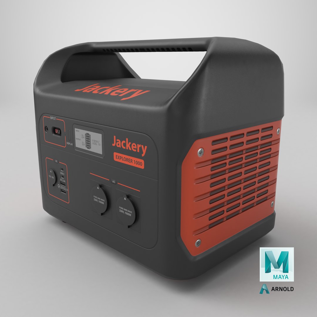 Portable Power Station Jackery Explorer 1000 3D Model - TurboSquid 2237290