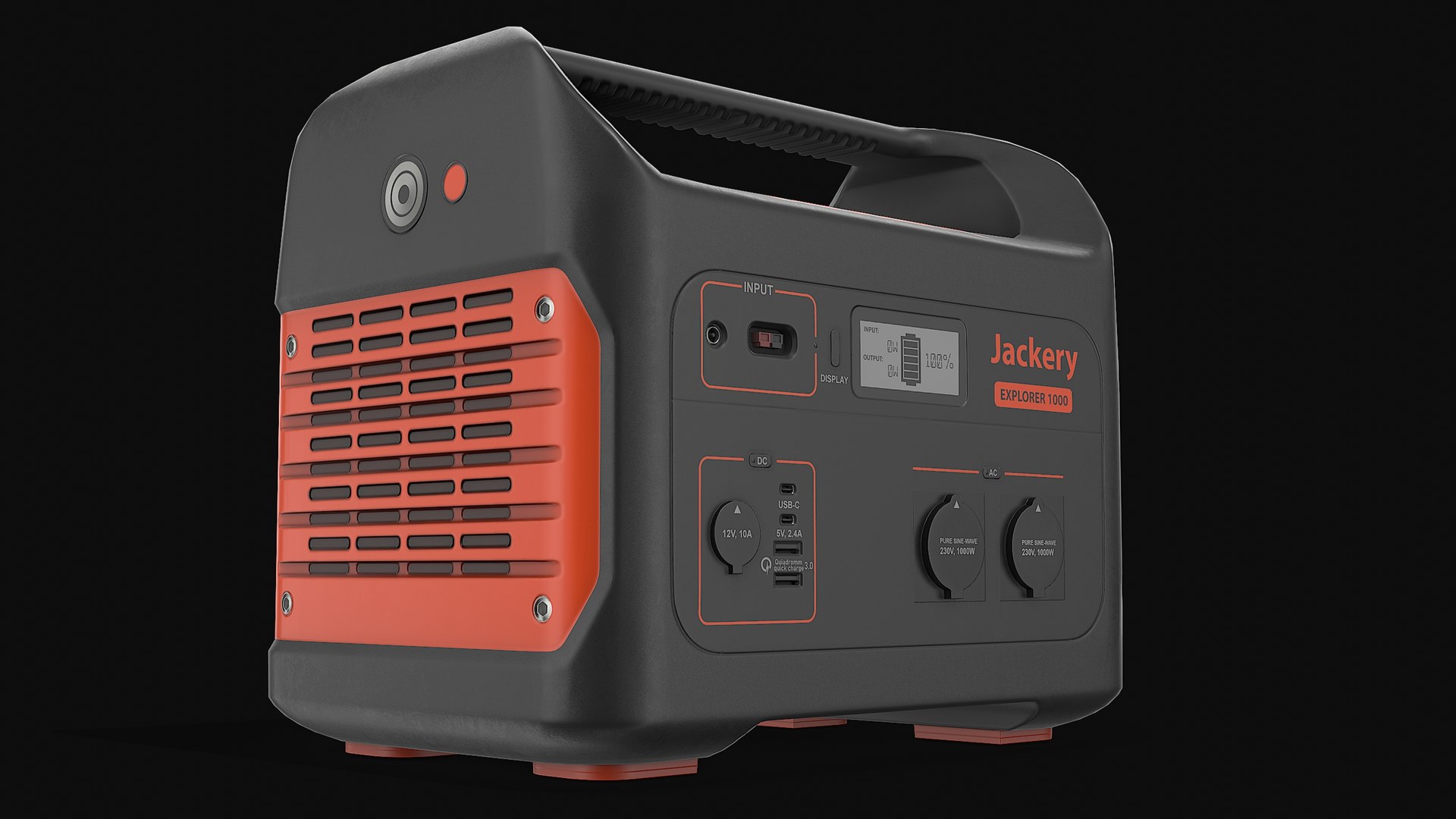 Portable Power Station Jackery Explorer 1000 3D Model - TurboSquid 2237290