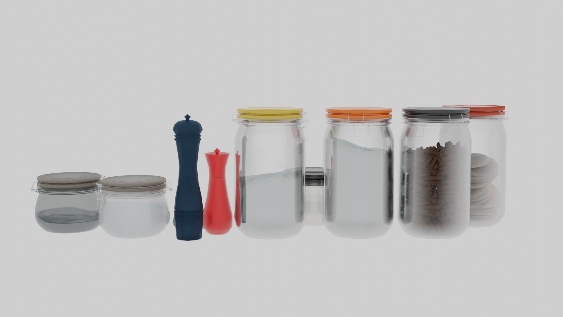 3D Glass Jar - TurboSquid 2291945