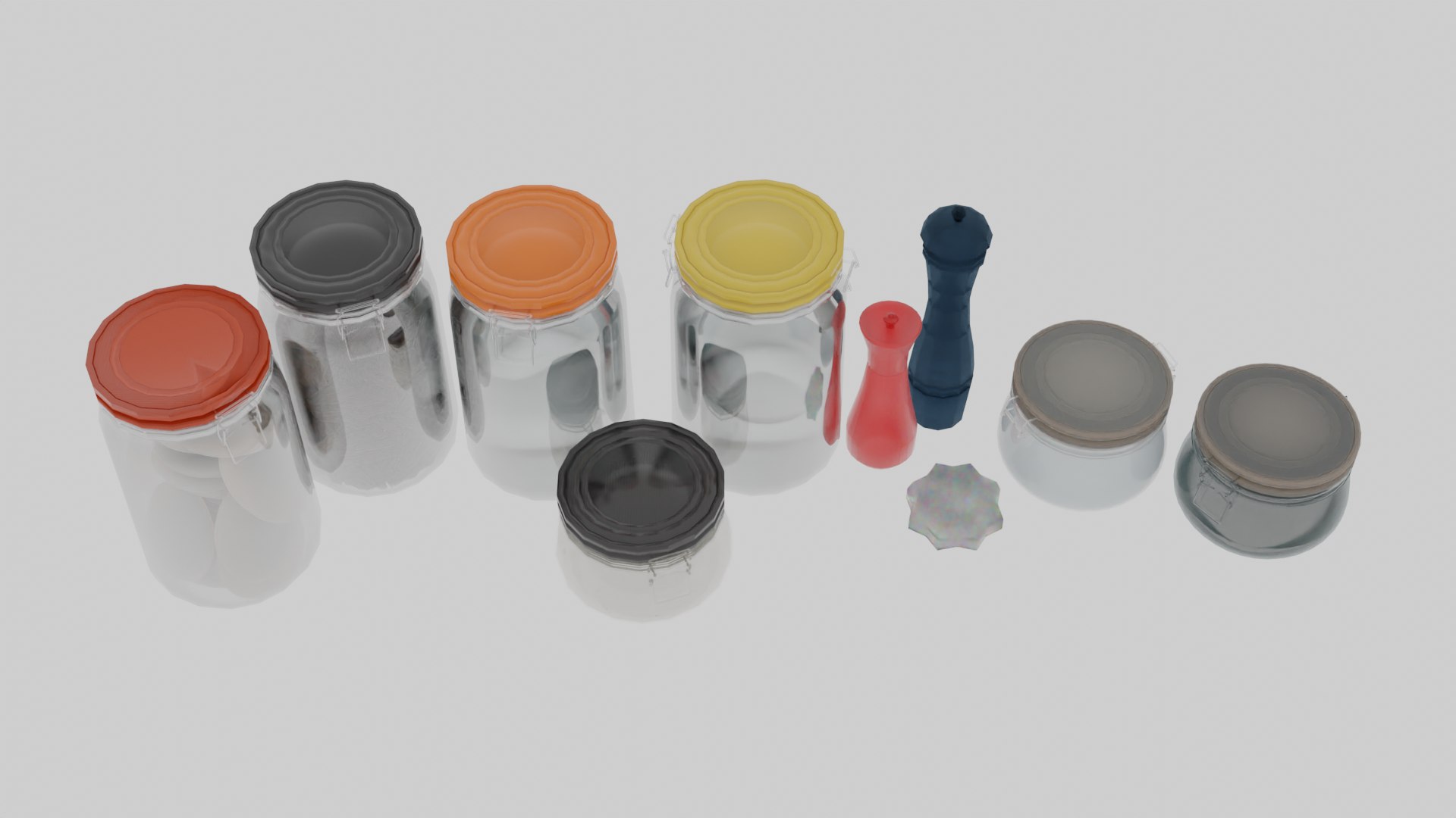 3D Glass Jar - TurboSquid 2291945