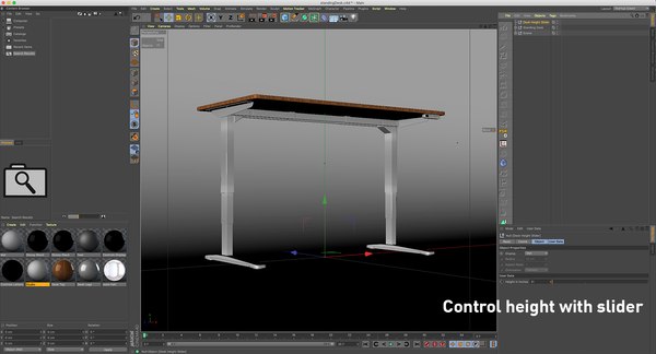 modelo 3d Escritorio de pie - TurboSquid 1408760