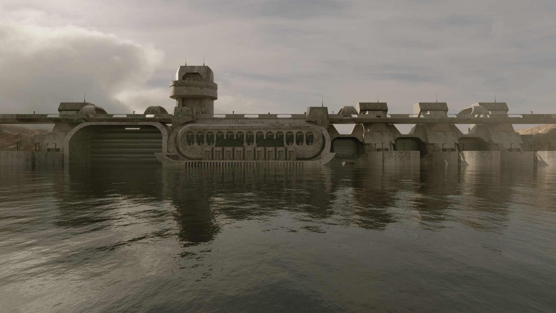 The DAM 3D Model - TurboSquid 2065057