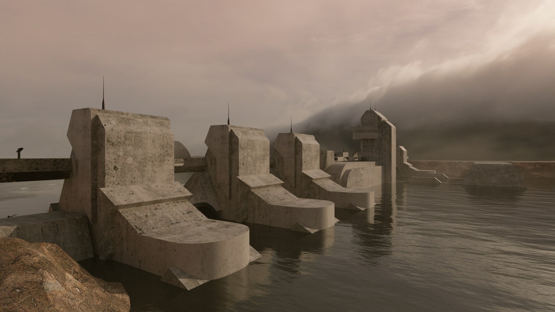 The DAM 3D Model - TurboSquid 2065057