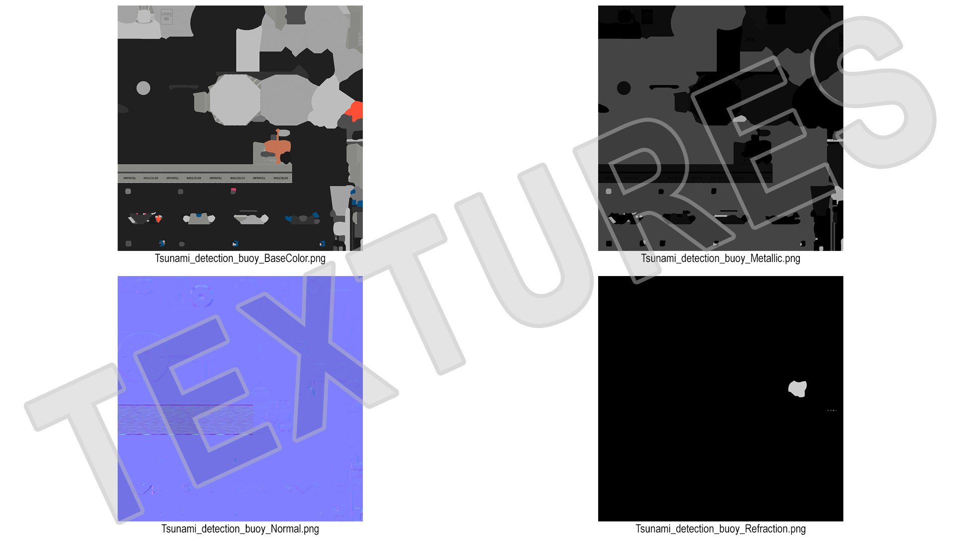 Tsunami Detection Buoy In Cable Deployment Phase 3d Model Turbosquid 2413155