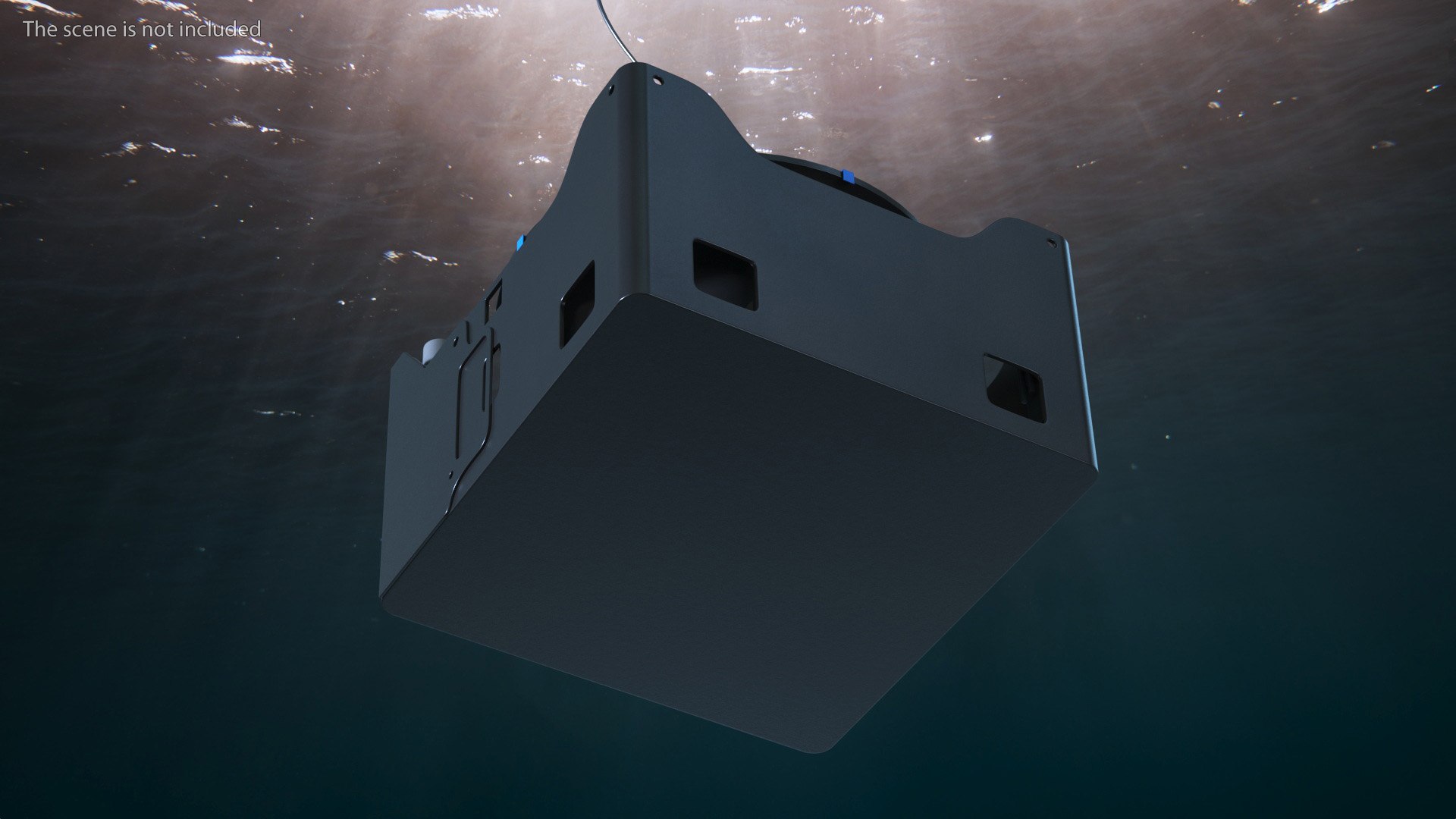 Tsunami Detection Buoy In Cable Deployment Phase 3d Model Turbosquid 2413155