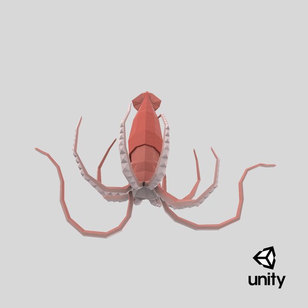 3D squid---floating - TurboSquid 1224465