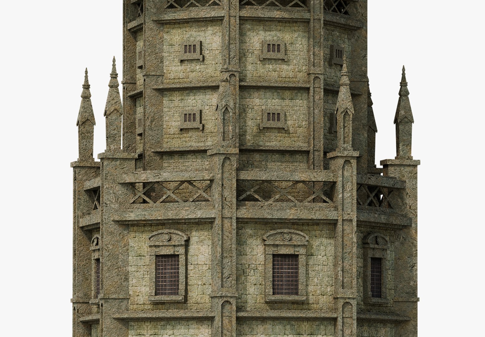 Fantasy Ancient Tower 3D - TurboSquid 1867212