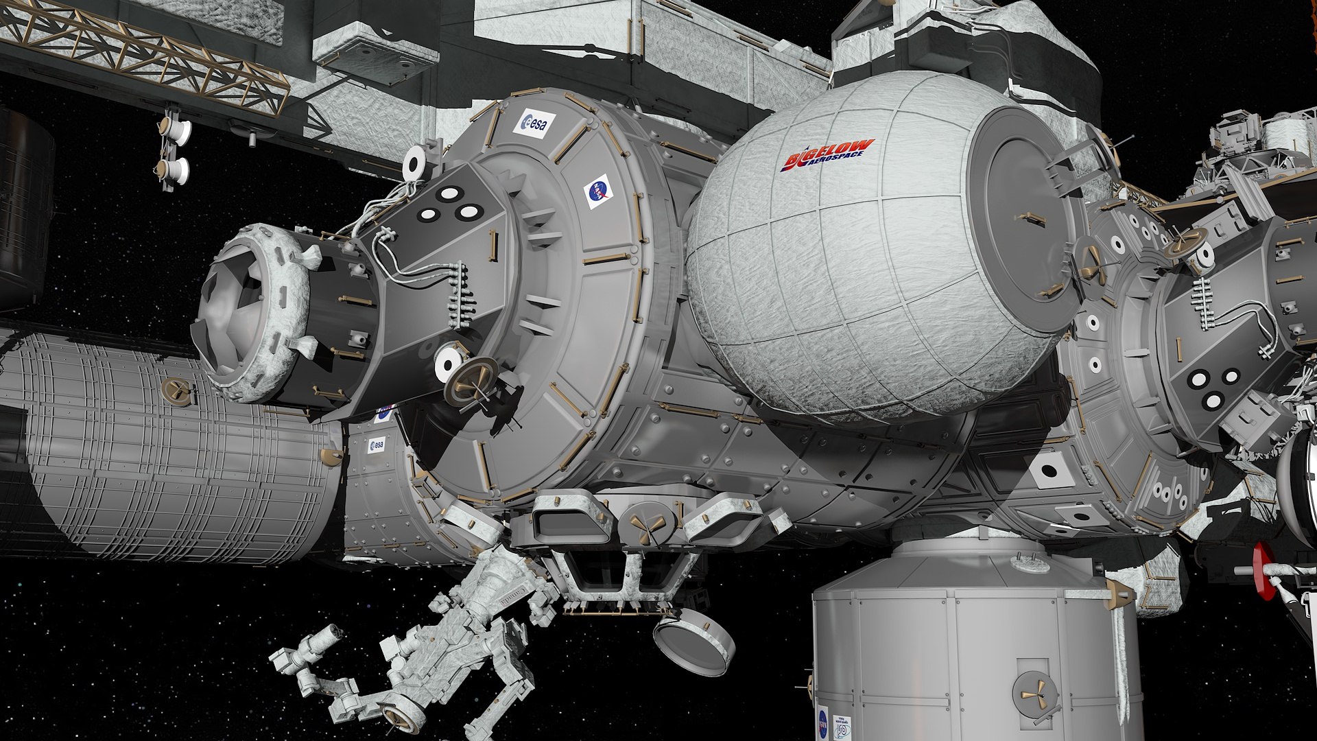 3d Iss Module Tranquility Node
