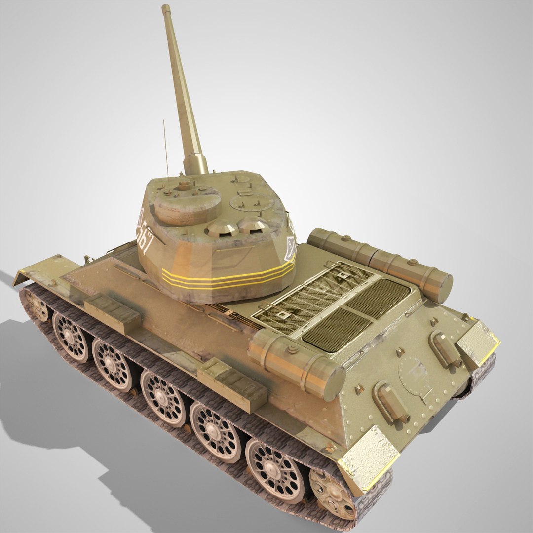3ds max t tank wwii