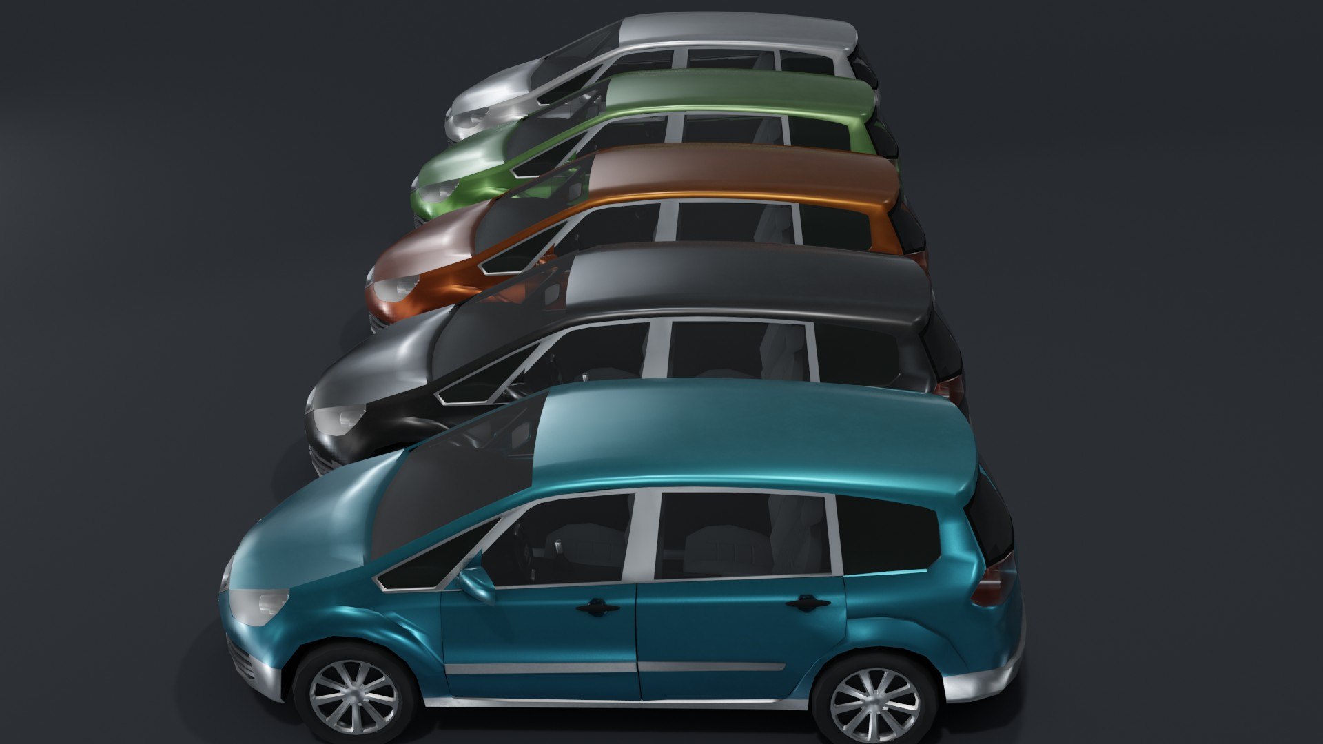 Generic Minivan Car Interior 3D Model - TurboSquid 1593268