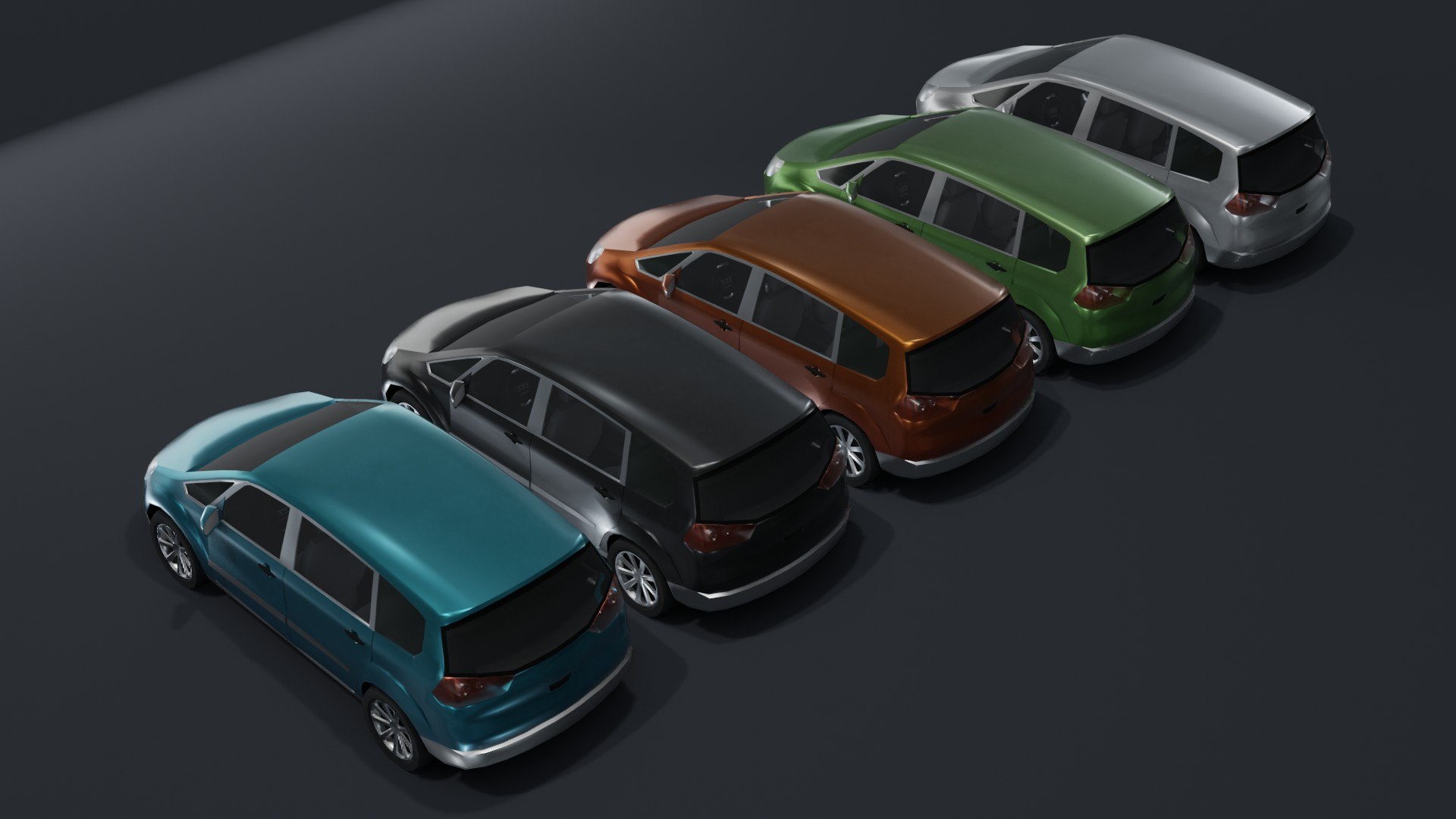 Generic Minivan Car Interior 3D Model - TurboSquid 1593268
