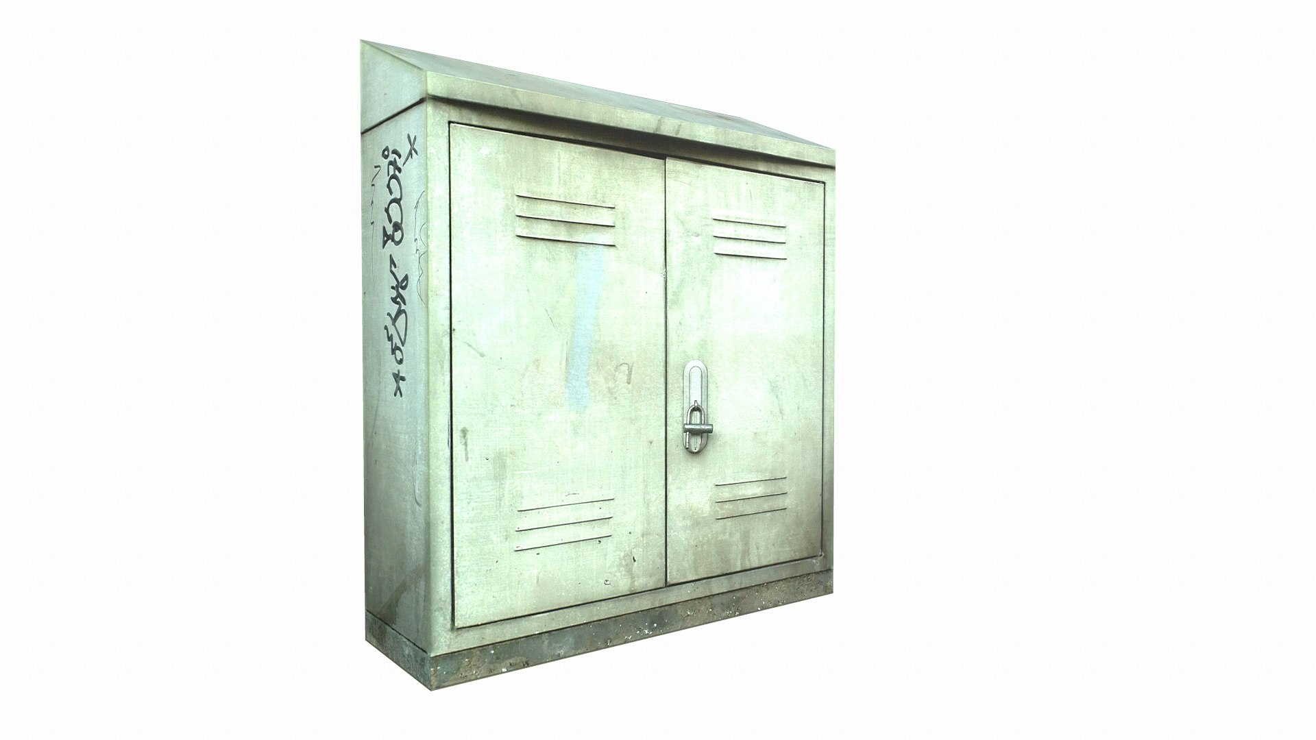 3D Electric Utility Box HD Model - TurboSquid 2340735