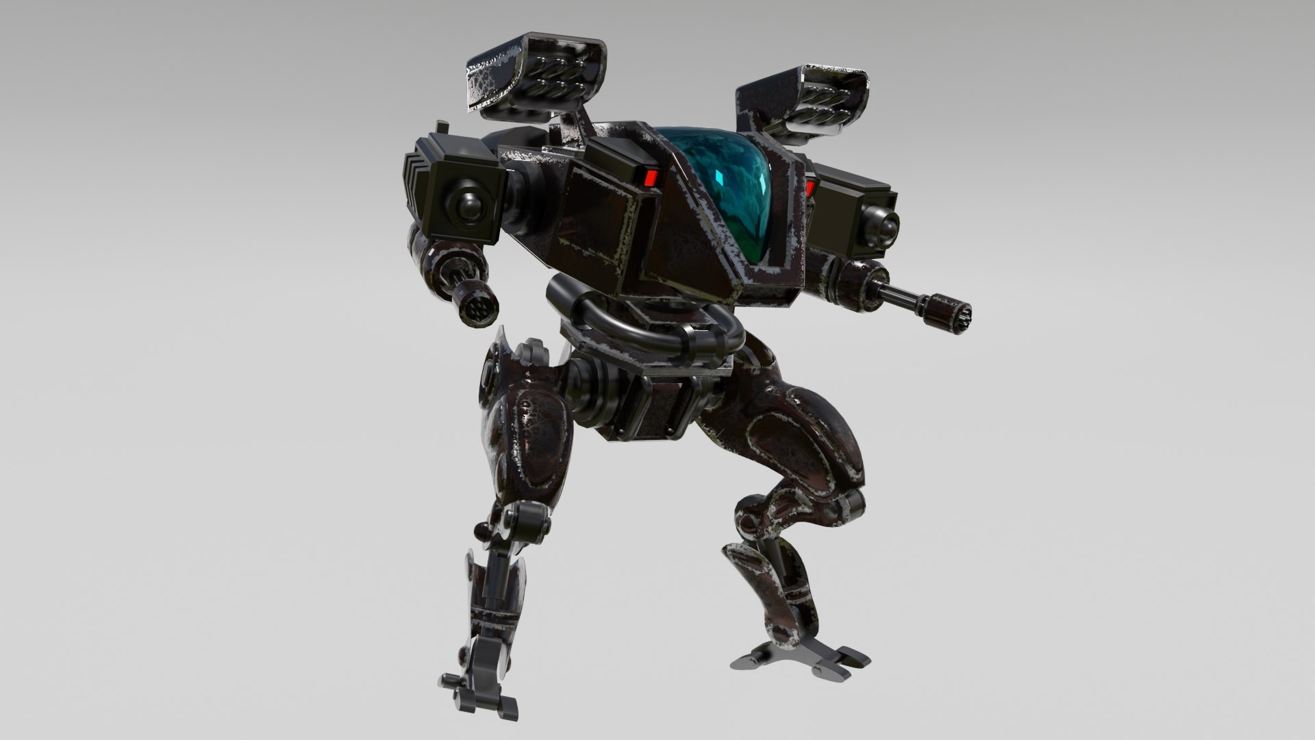 Epic Black Mech 3D 모델 - TurboSquid 2040914