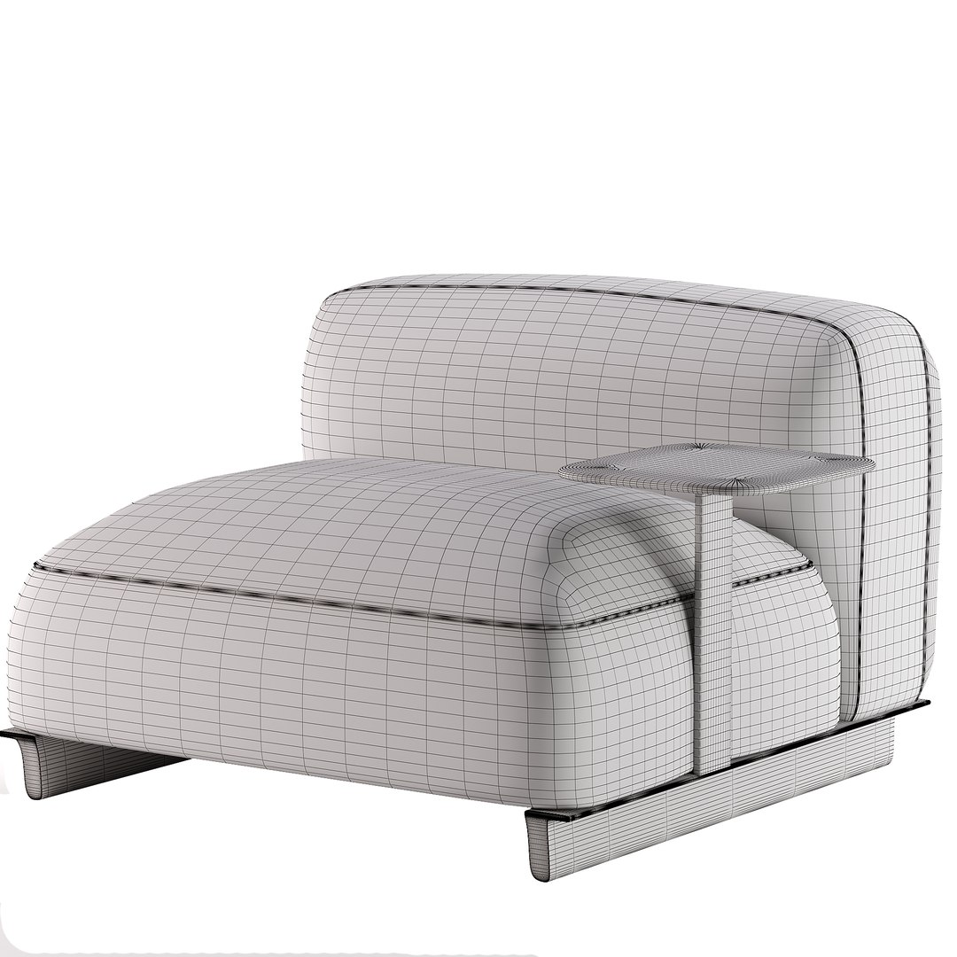 3D model RALIK Armchair By Arper - TurboSquid 2068478