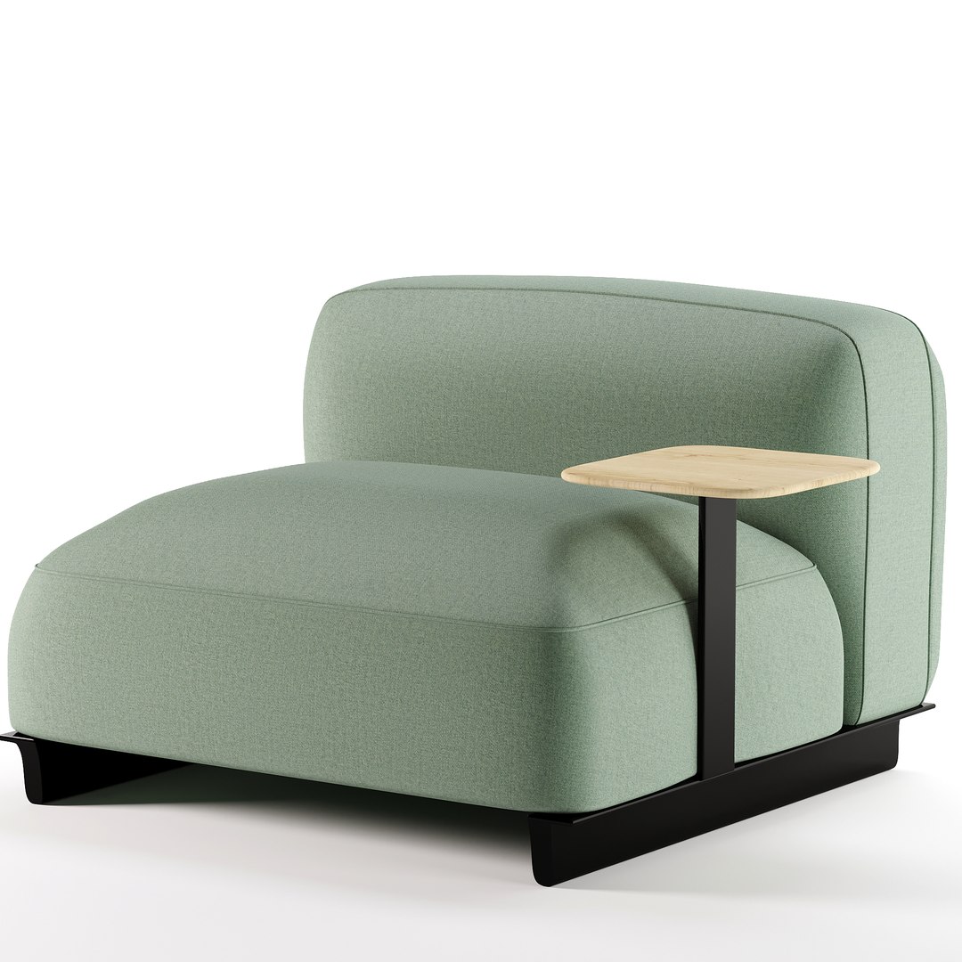 3D model RALIK Armchair By Arper - TurboSquid 2068478