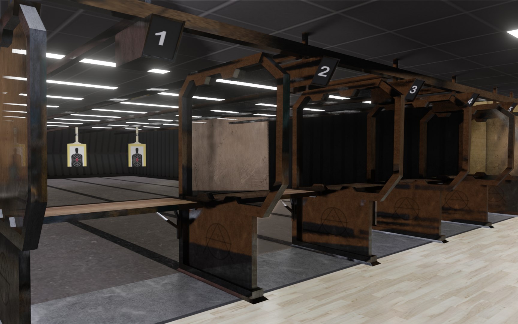 3D shooting range - TurboSquid 1437945