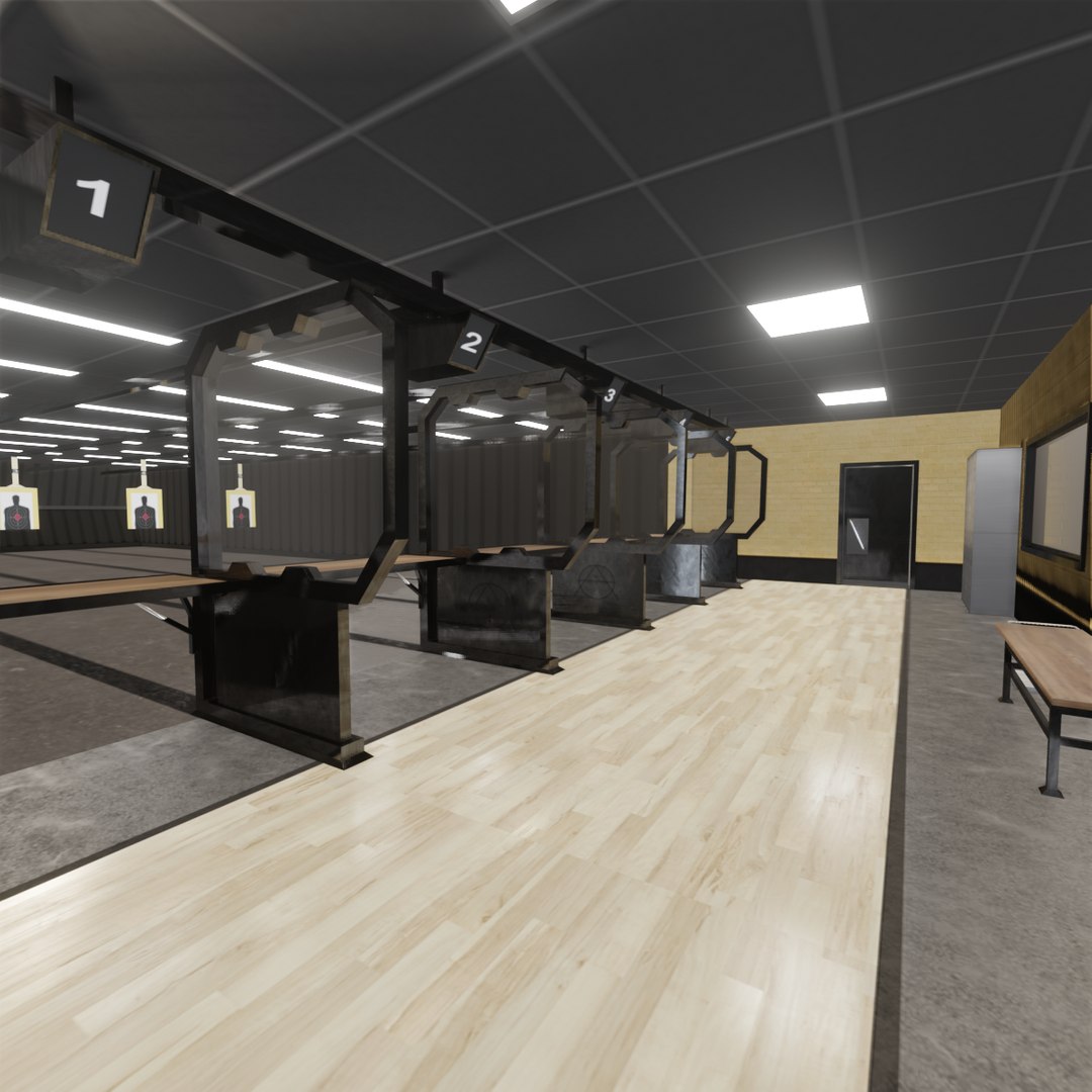 3D shooting range - TurboSquid 1437945