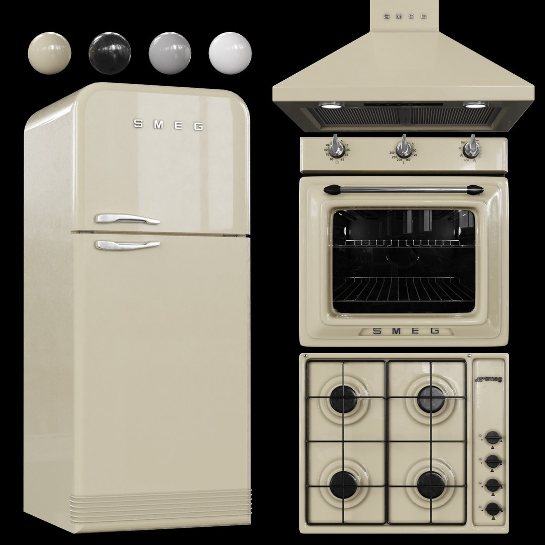 3D Smeg Collection Vol 02 - TurboSquid 1901268