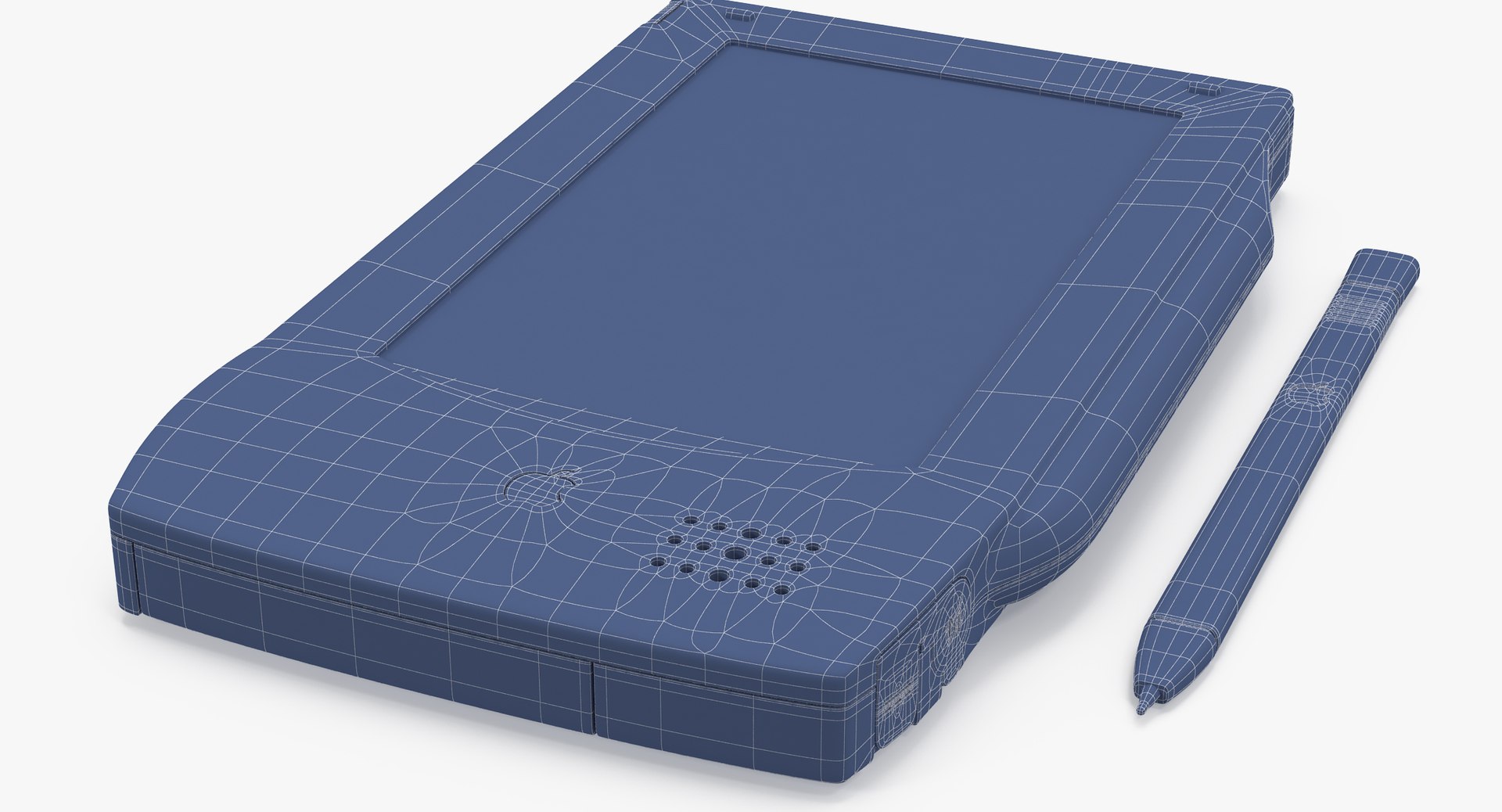3d model apple newton message pad