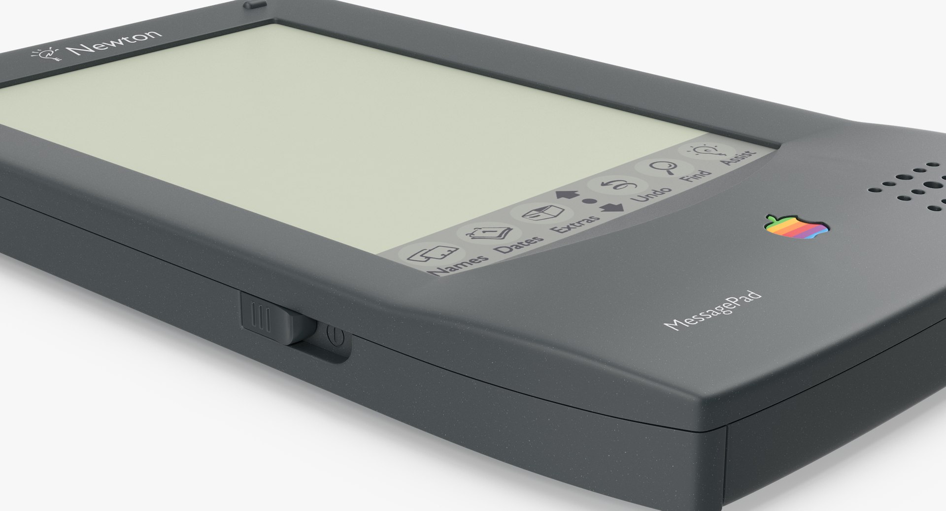 3d model apple newton message pad