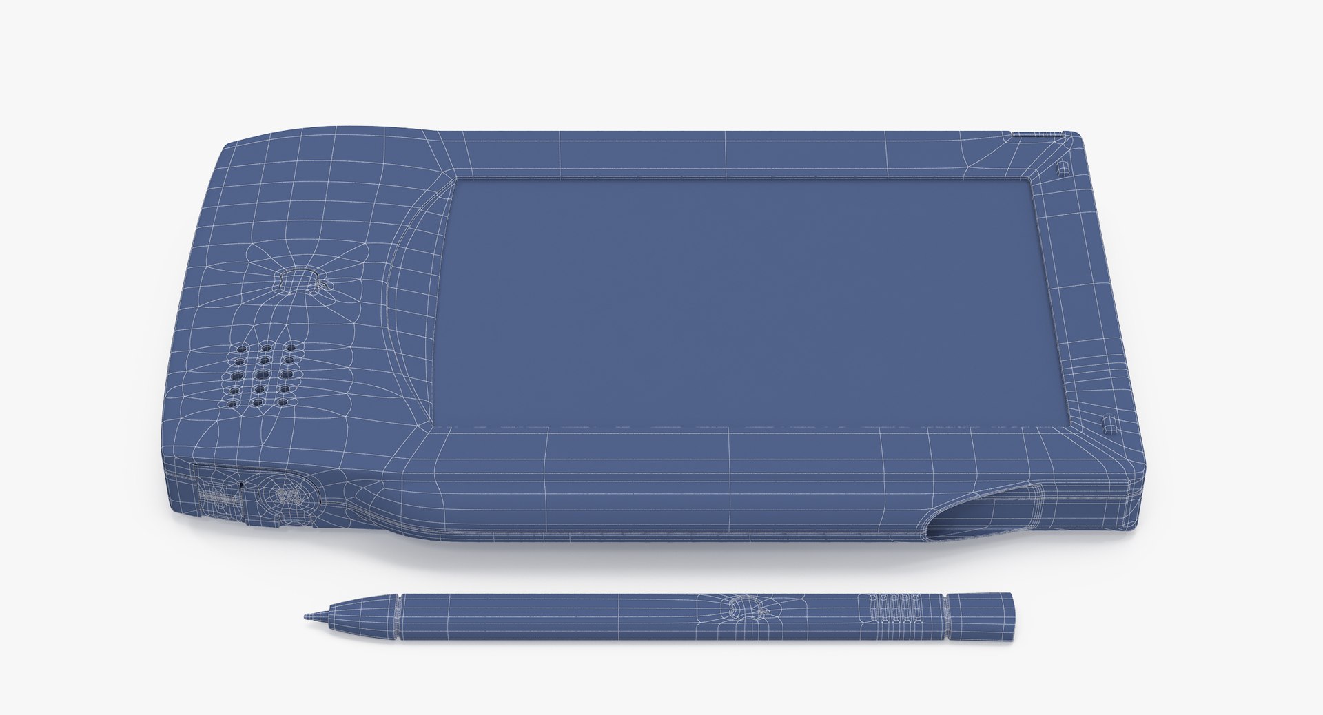 3d model apple newton message pad