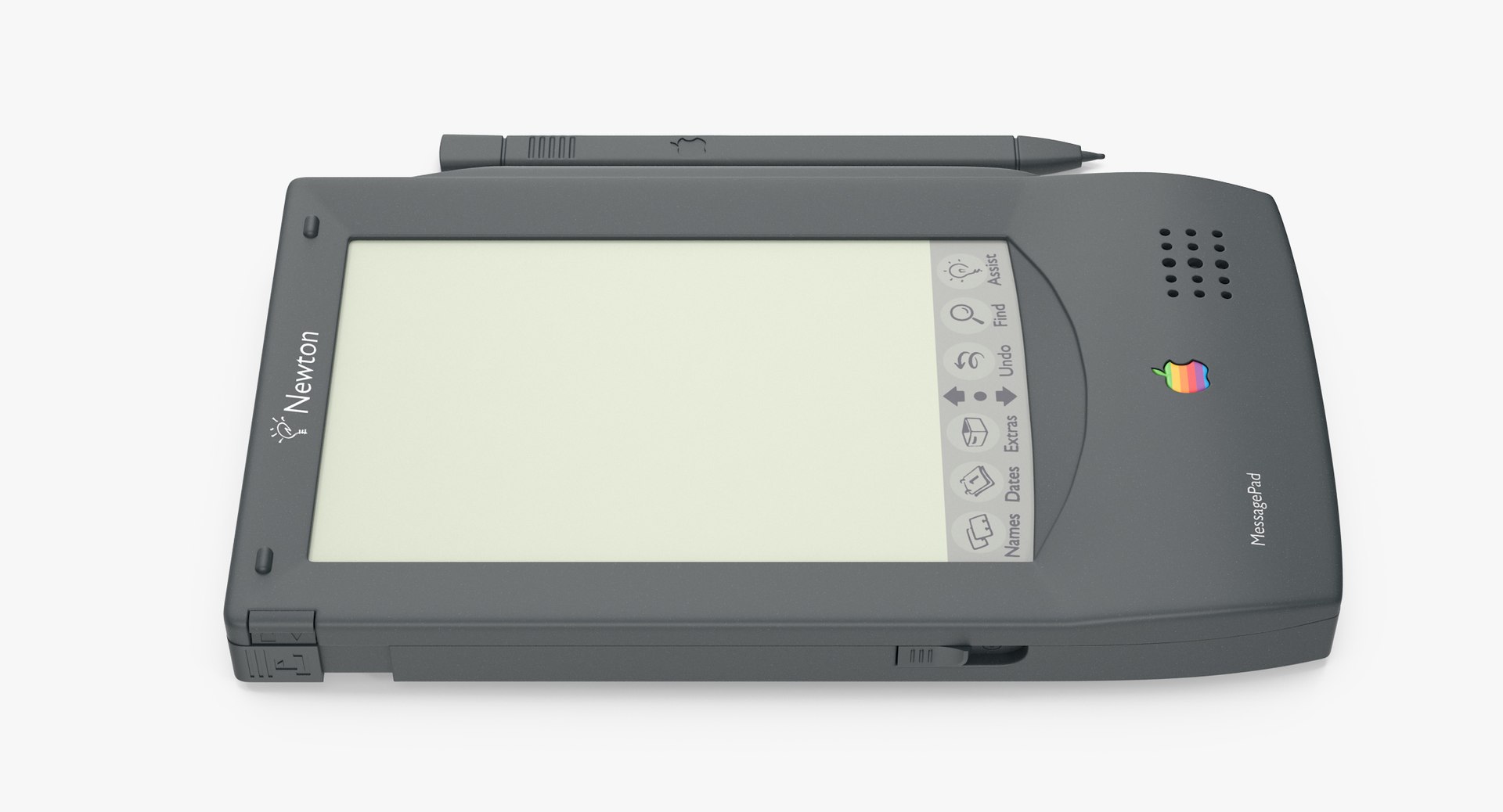 3d model apple newton message pad