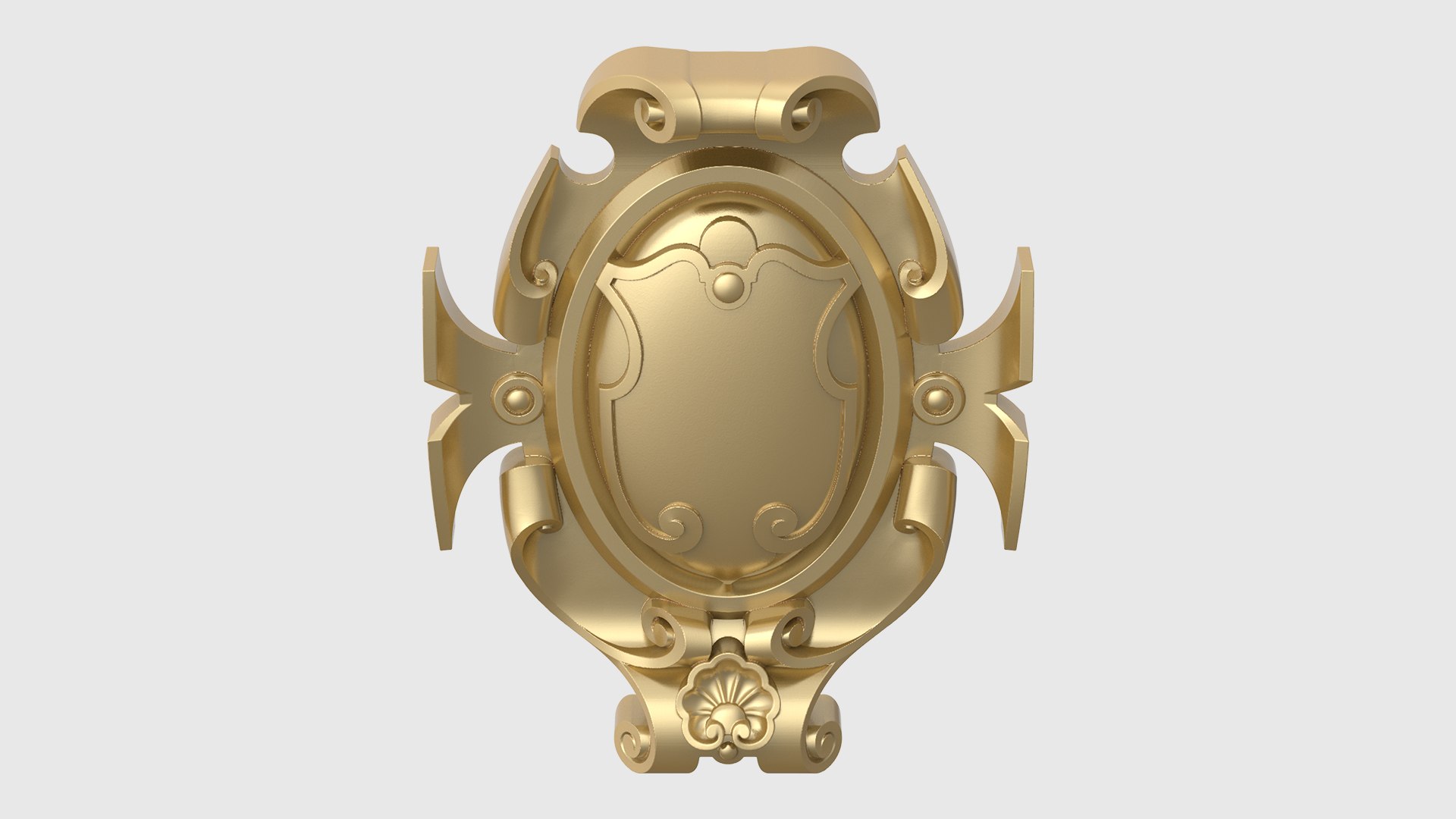 Cartouche Decoration 3D - TurboSquid 1641548