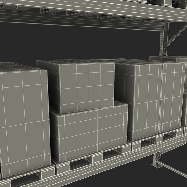 3d warehouse rack model