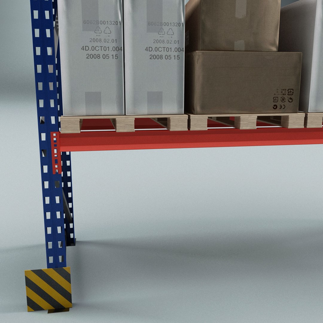 3d Warehouse Rack Model