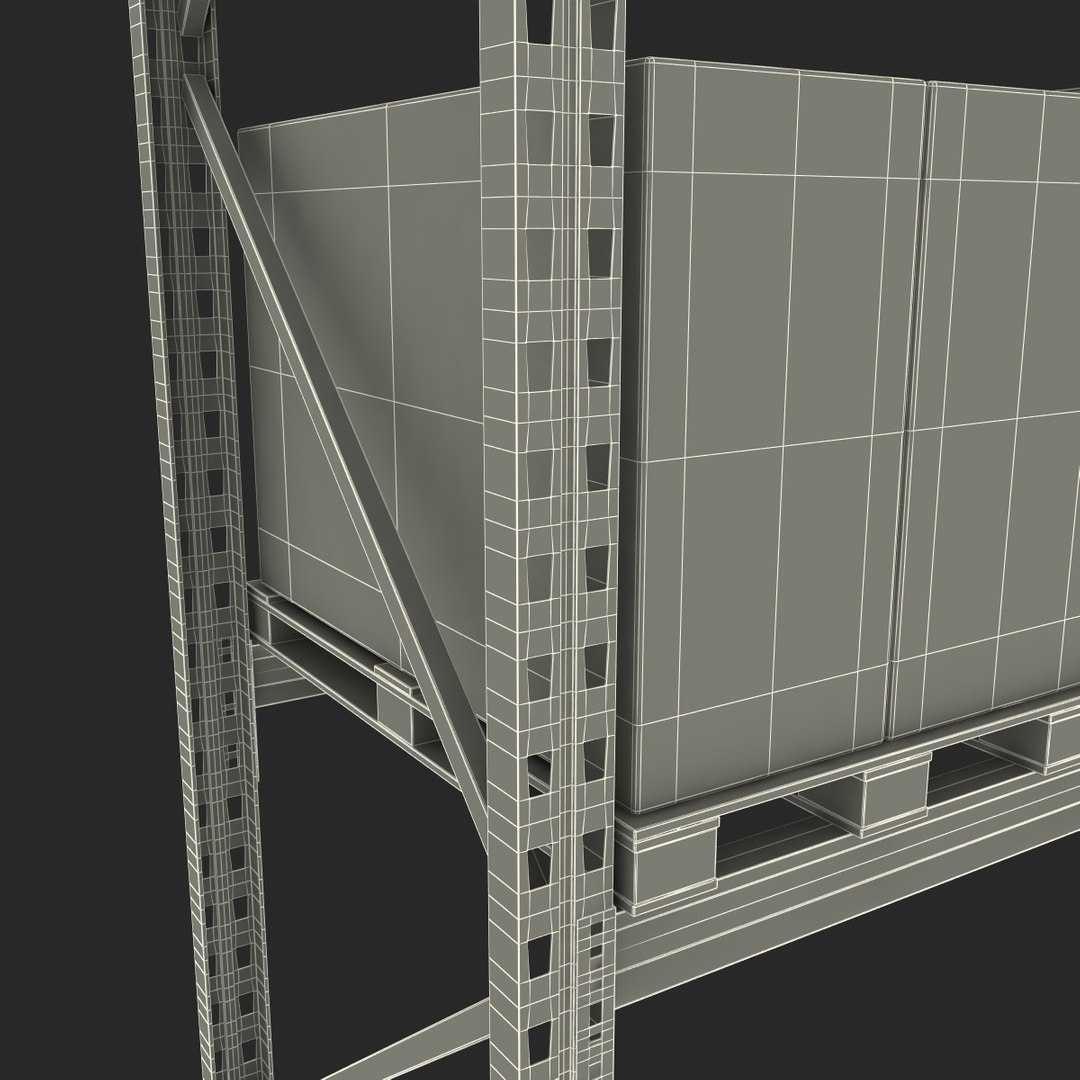 3d Warehouse Rack Model