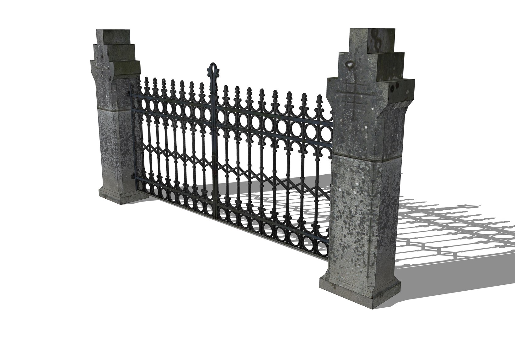 Church Gate 3d Fbx