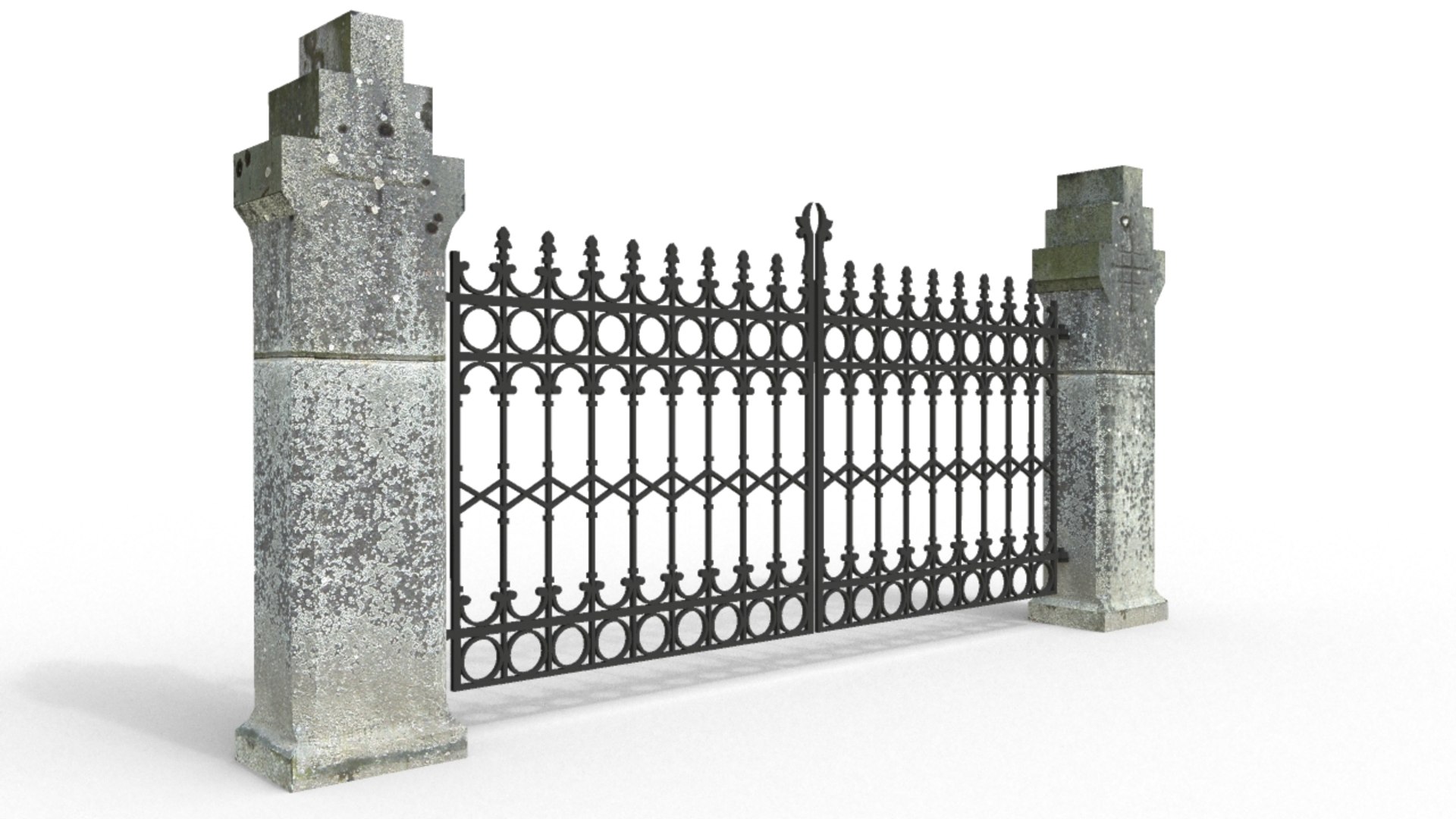 Church Gate 3d Fbx
