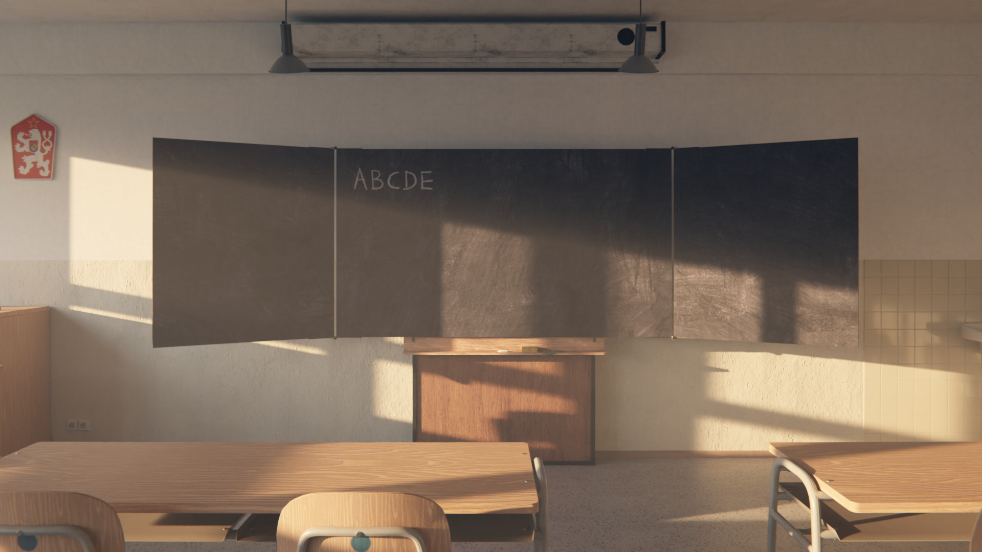 Soviet Era Classroom 3D Model - TurboSquid 2296312