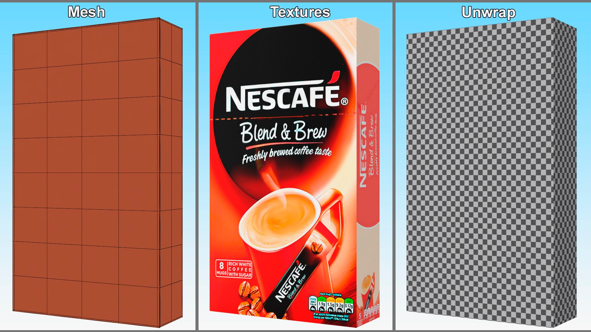 3D Nescafe Blend and Brew Box model - TurboSquid 2158660
