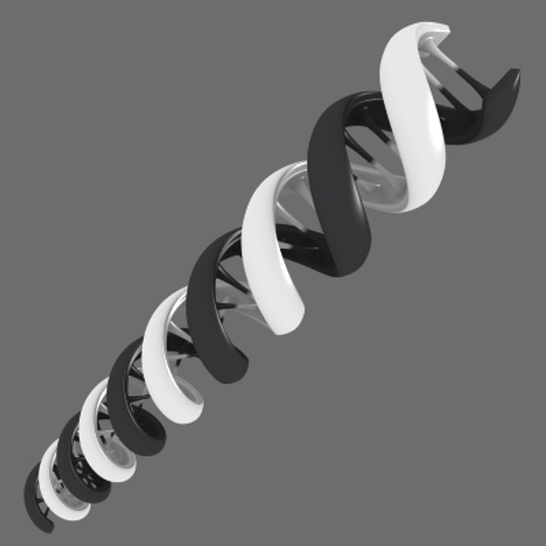 3d Dna Strand Model