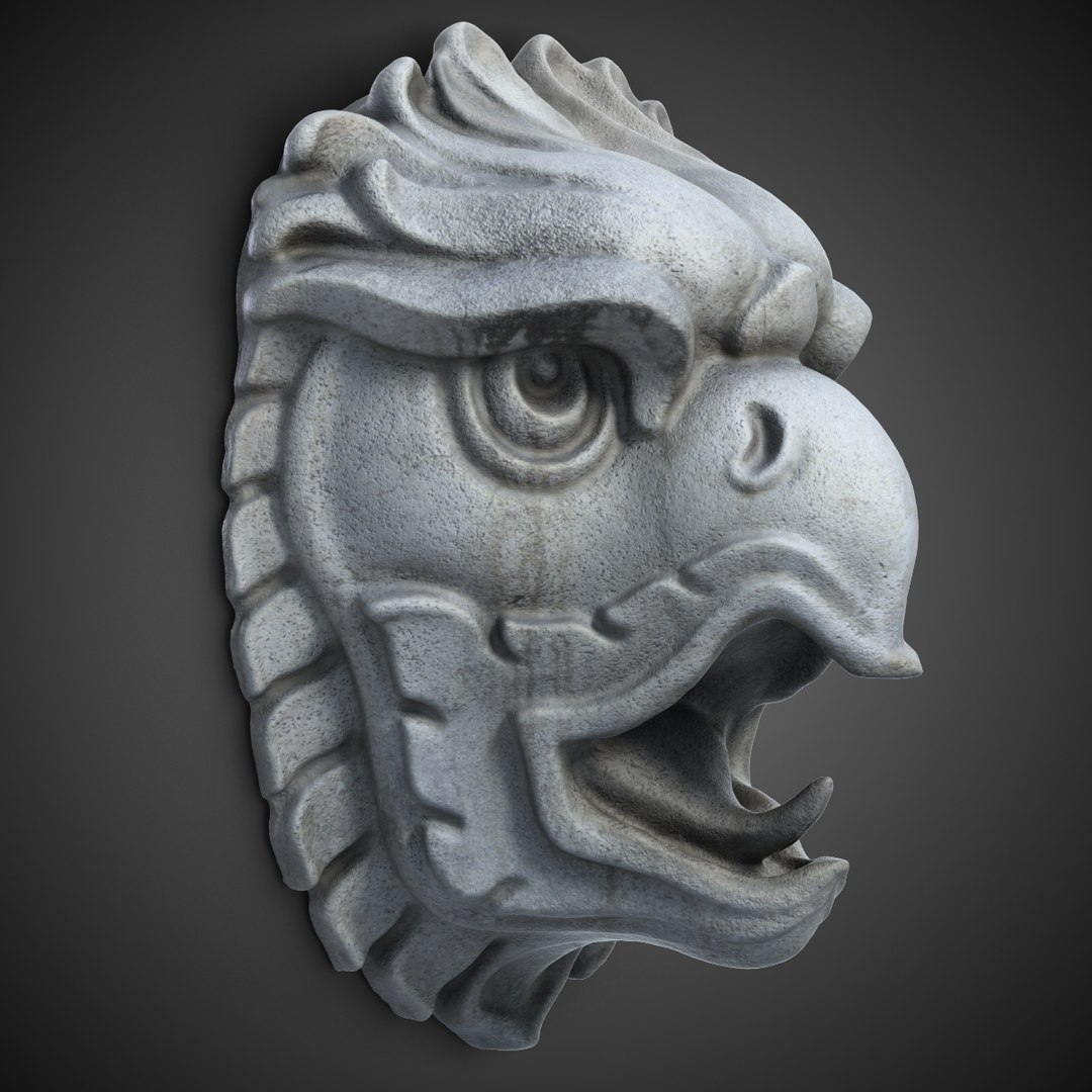 Griffon Head Sculpture Max