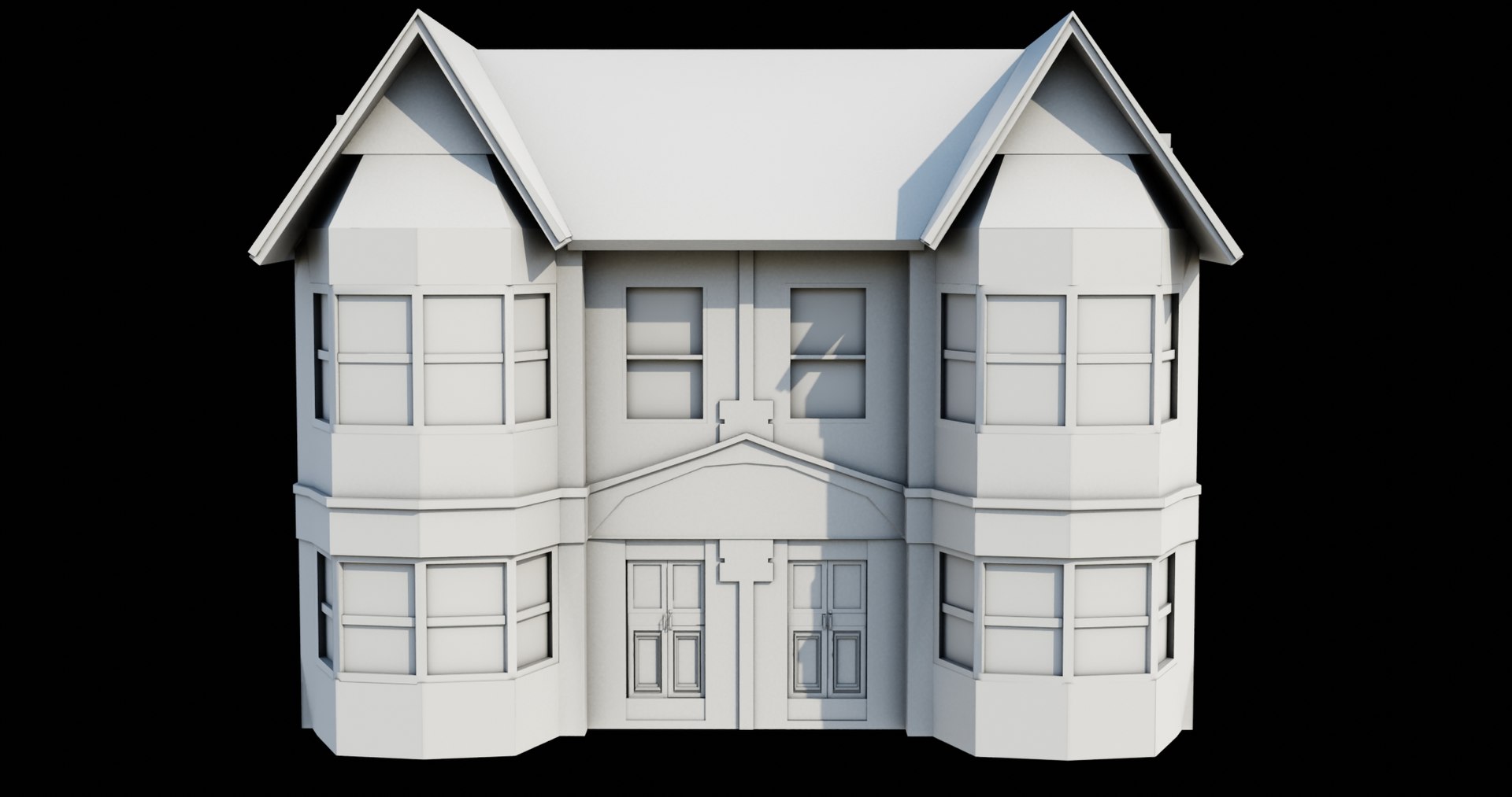 3D Model House 05 PBR Game Ready Unity UE V-Ray Arnold Textures ...