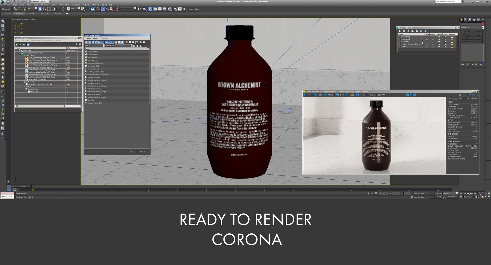 3D Model Realistic Grown Alchemist Cleanse - TurboSquid 1452275