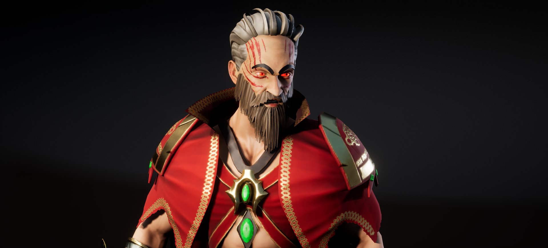 3D Stylized Male Wizard Red Model - TurboSquid 2055880