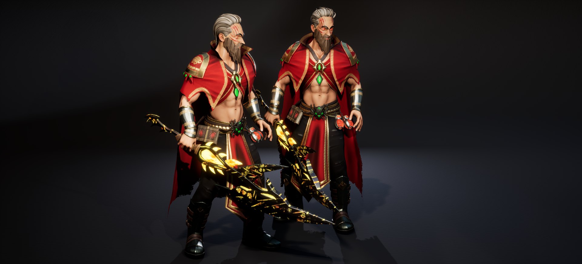 3D Stylized Male Wizard Red Model - TurboSquid 2055880